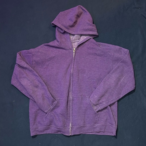 Hanes | Jackets & Coats | Rare Vintage Medium Purple Hanes Zip Up ...